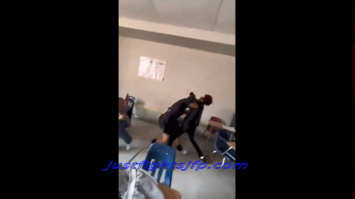 Rihanna's Classroom Fight (2 angles) (JFP26006) – Just Fights JFP